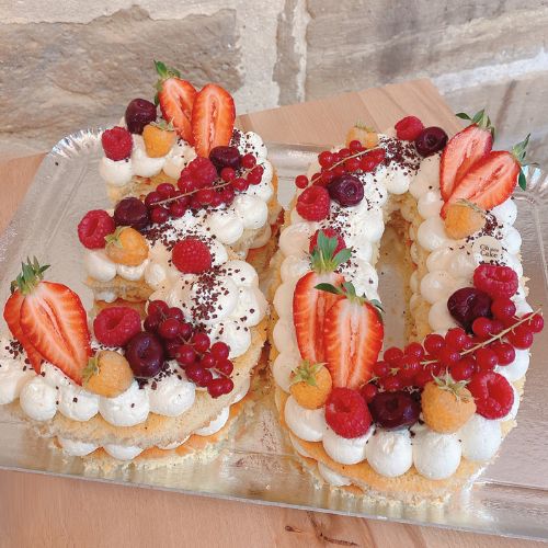 Number cake 14/16 parts - ILE DE FRANCE UNIQUEMENT – TABLE FESTIVE