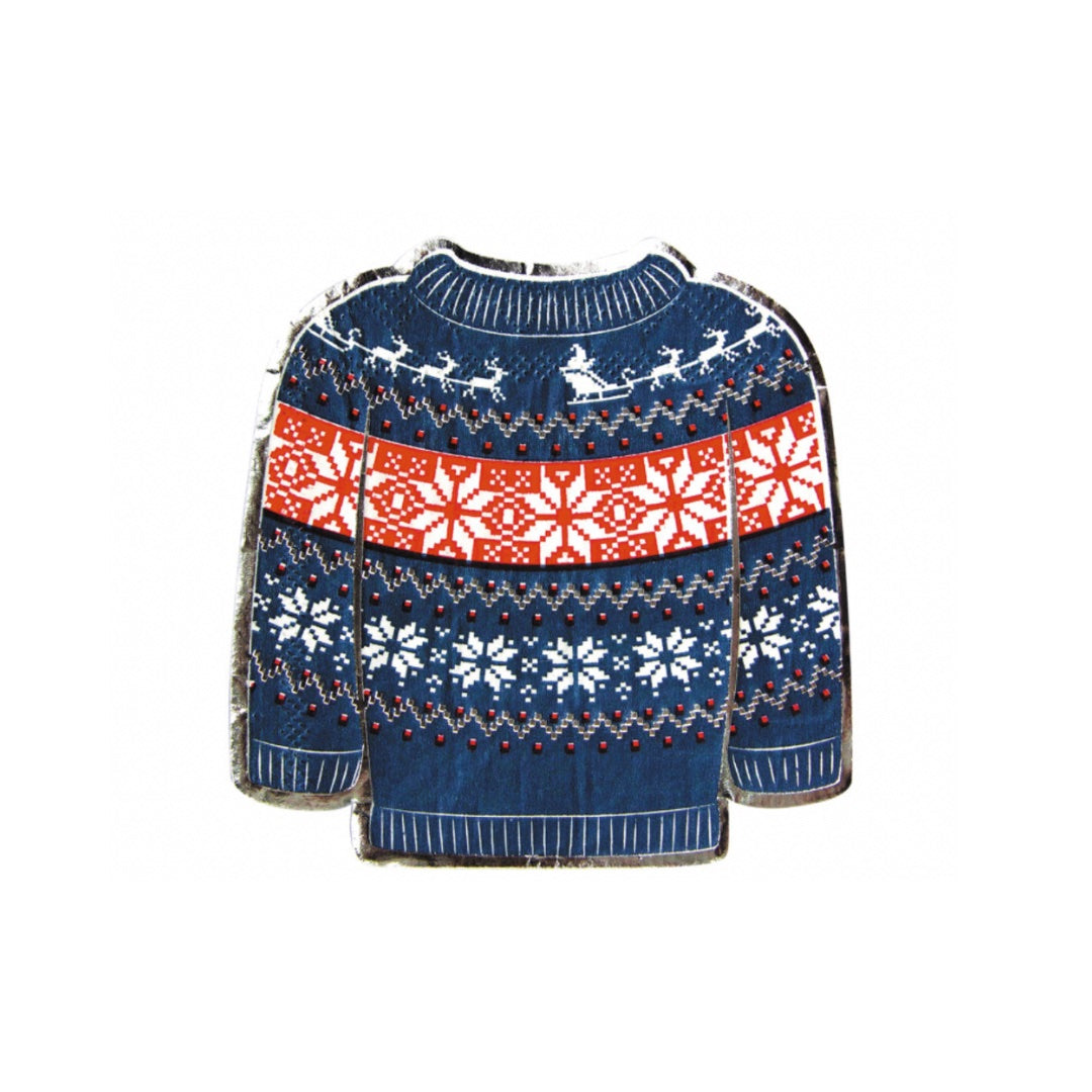 16 serviettes cocktail en papier pull moche de Noël – TABLE FESTIVE